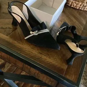 Italian Shoemakers | Shoes | Astuccio Med Size Heel Elegant With Pearls ...